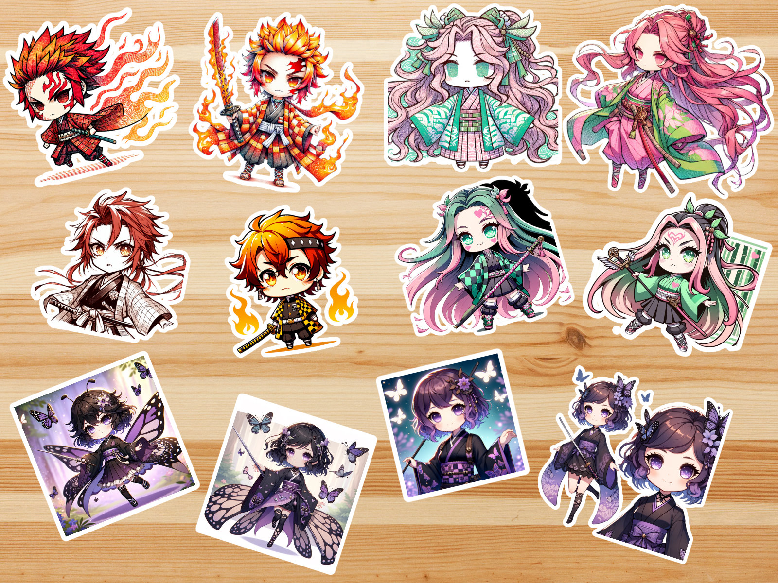 Demon Slayer Vinyl Sticker Pack, Mitsuri Demon Slayer Sticker, Demon ...