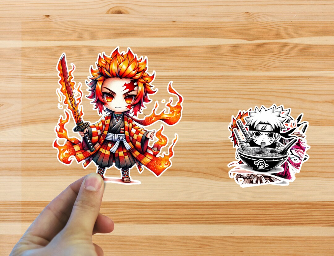 Demon Slayer Vinyl Sticker, Rengoku, Demon Slayer, Demon Slayer Sticker ...