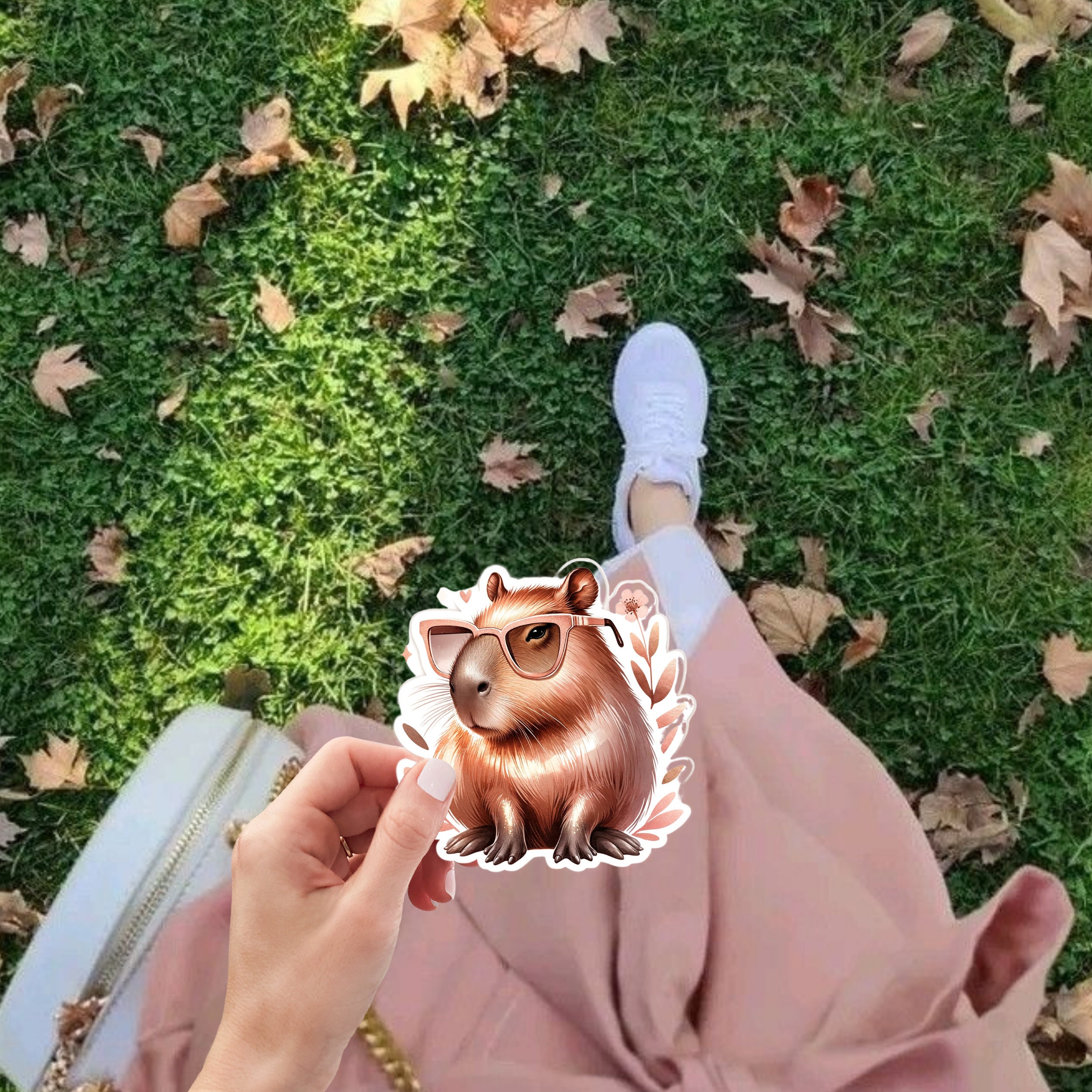 Capybara Sticker, Capybara Vinyl Sticker, Cute Capybara Stickers ...