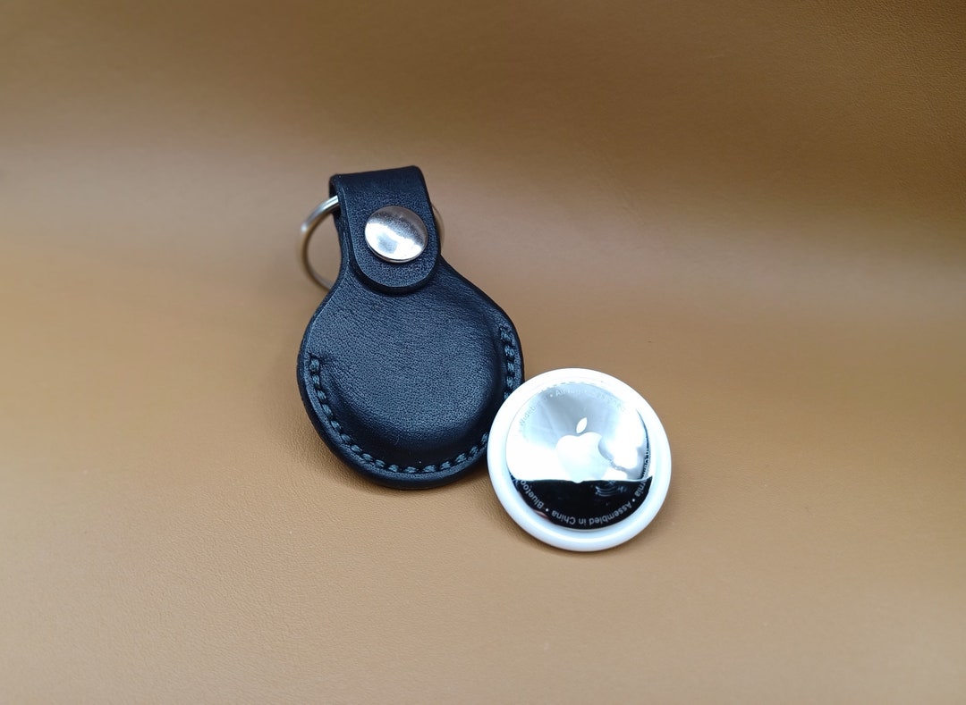 Leather Apple AirTag Keychain / AirTag Holder - Etsy