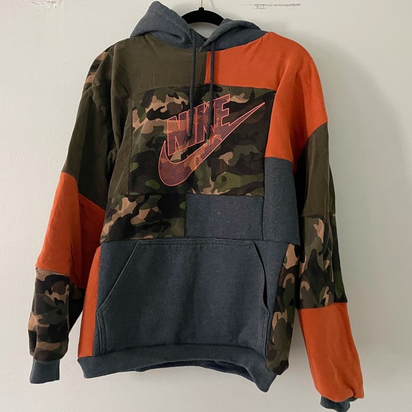 Nike Upcycled Hoodie - Etsy