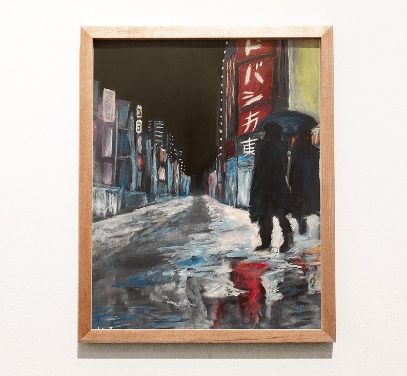 Tokyo Blues Art Print: Japanese Wall Decor Poster, Asian Art ...