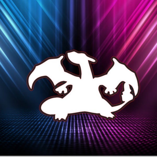 Charizard Silhouette - Etsy