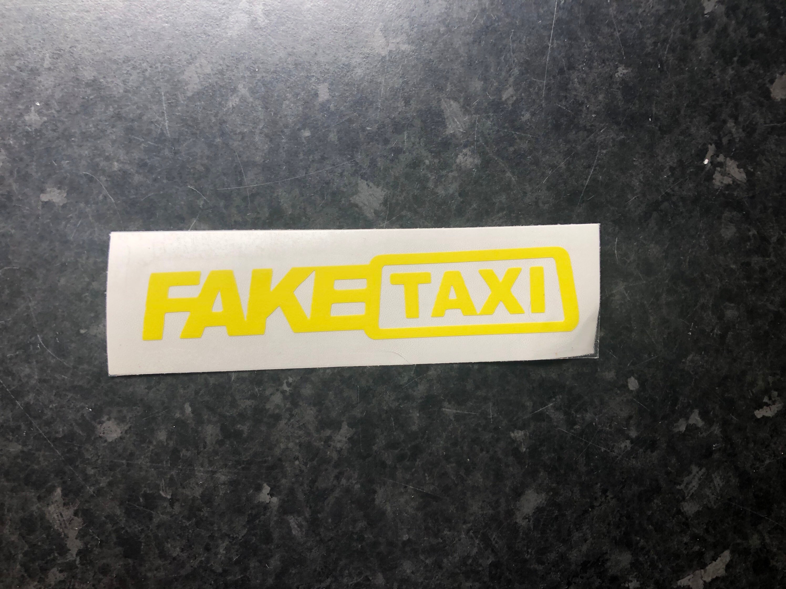 Fake Taxi Car Decal - Etsy