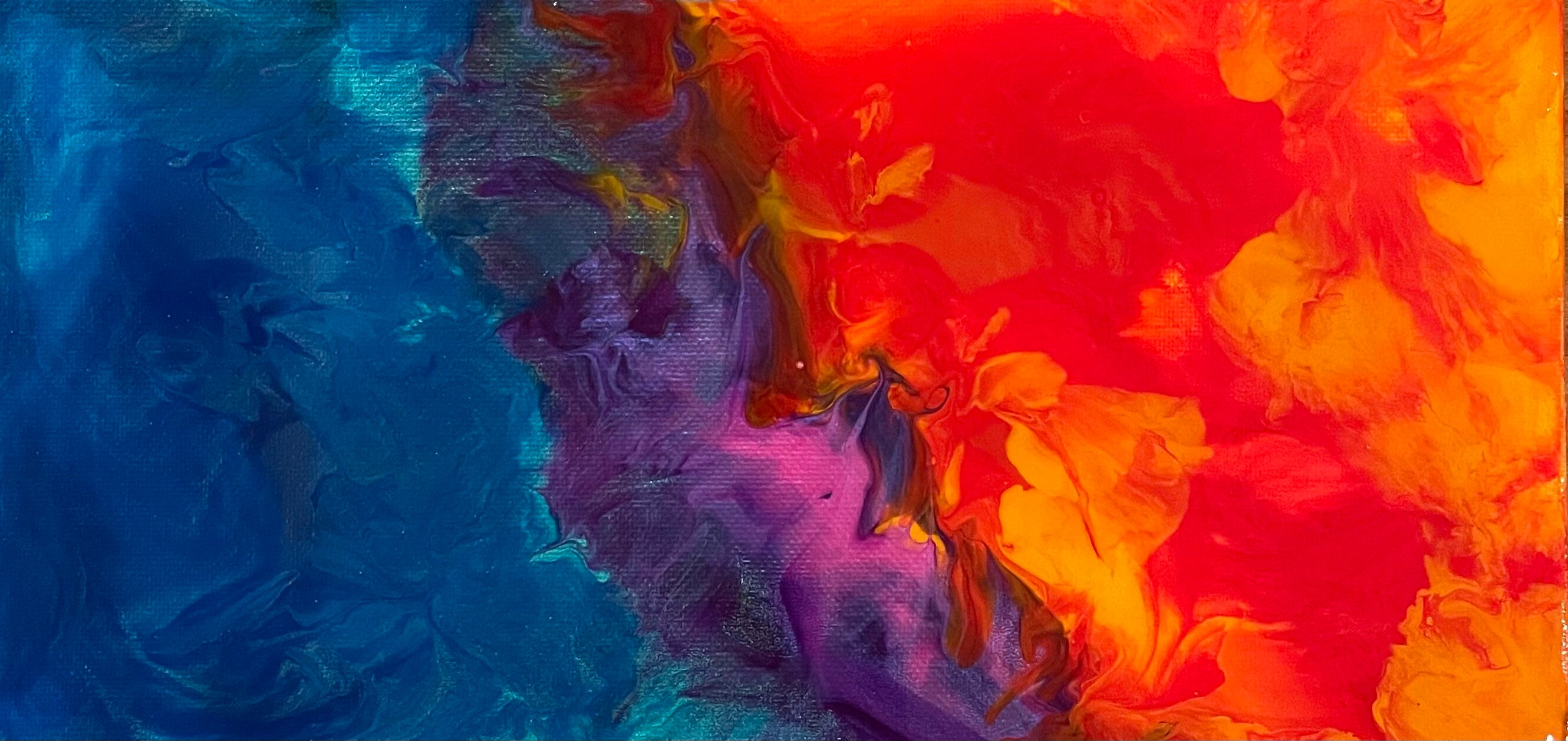 Separation 6x12inch Acrylic Painting - Etsy