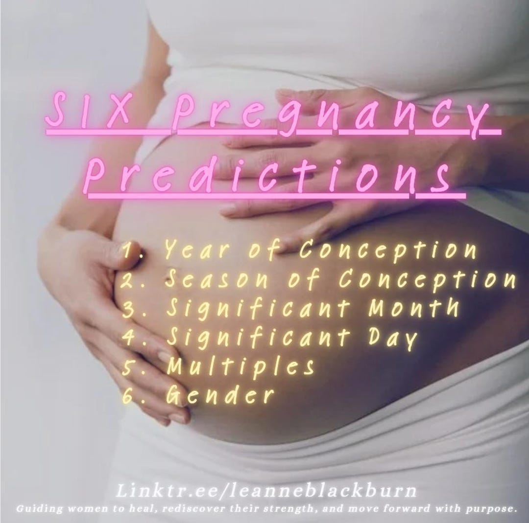 Pregnancy Predictions 48hr Turnaround Tarot & Pendulum Baby Conception Prediction Fertility TTC ...