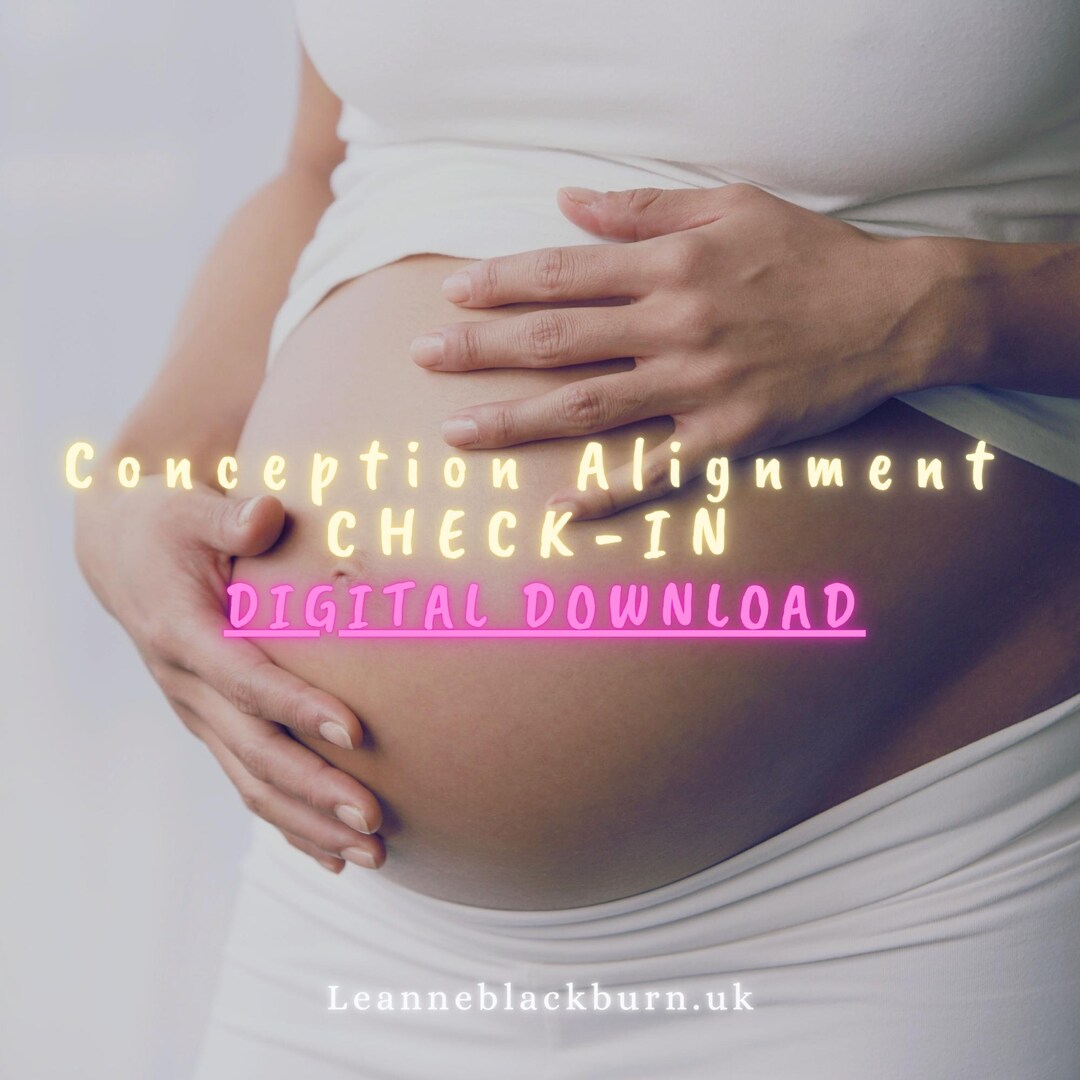 Alignment Check-in for Women on Their Conception Journey | Personalised ...