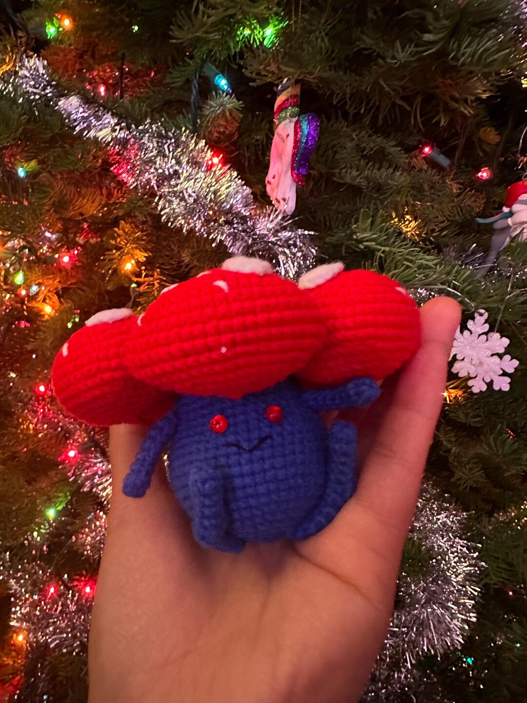 Pokémon Vileplume Keychain/ Crochet Keychain/cute Amigurumi Keychain ...