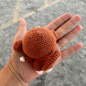 Baby Monkey Keychain/ Crochet Keychain/cute Amigurumi Keychain Handmade ...