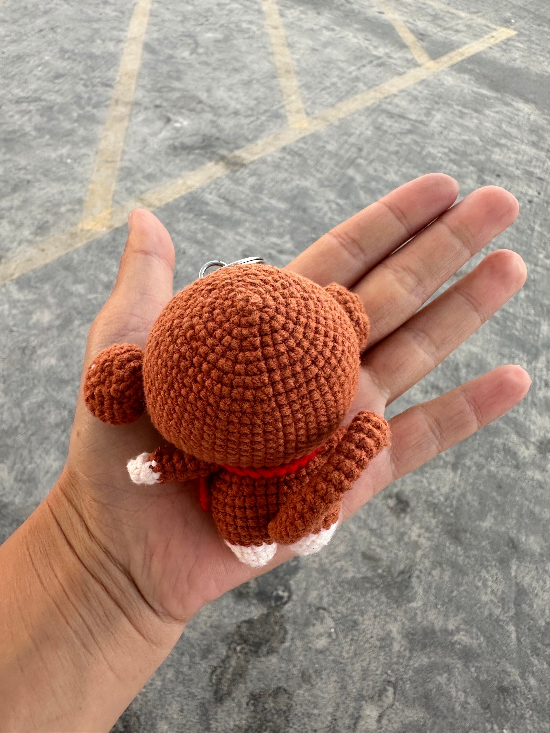 Baby Monkey Keychain/ Crochet Keychain/cute Amigurumi Keychain Handmade ...