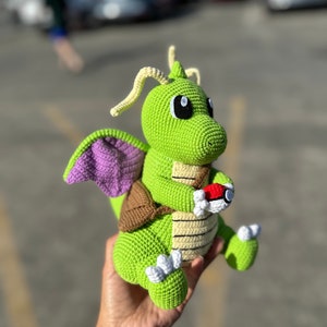 Shiny Dragonite Keychain/ Crochet Keychain/cute Keychain Handmade - Etsy