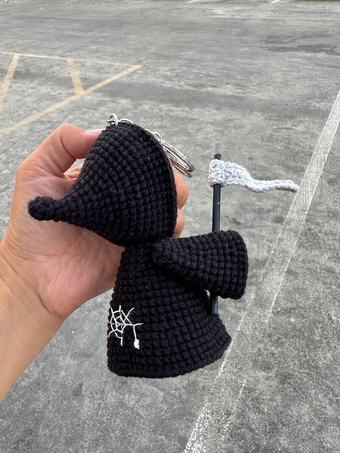 Grim Reaper Keychain/ Crochet Keychain/cute Keychain Handmade - Etsy