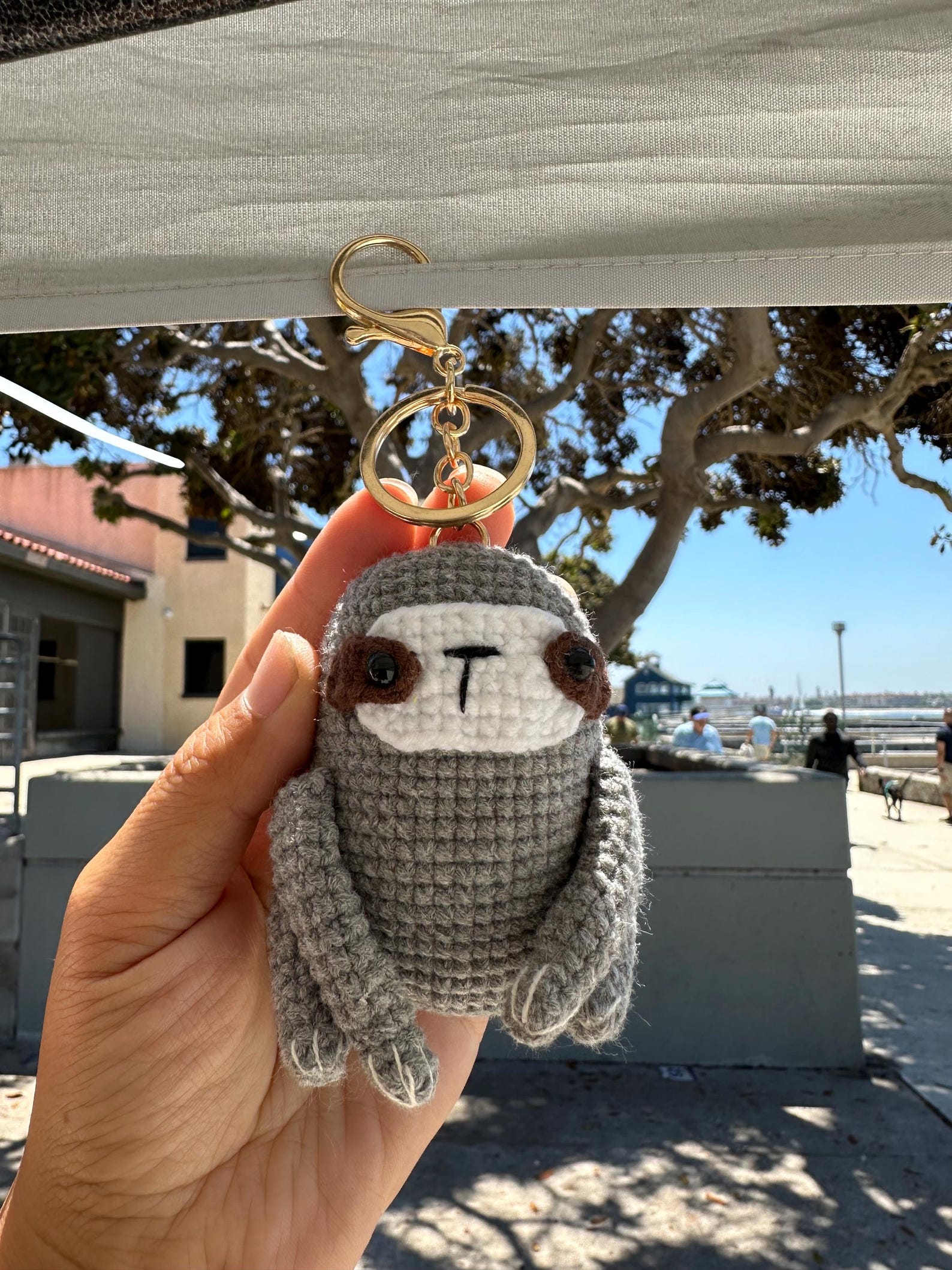 Sloth Keychain/cute Amigurumi Keychain Handmade - Etsy