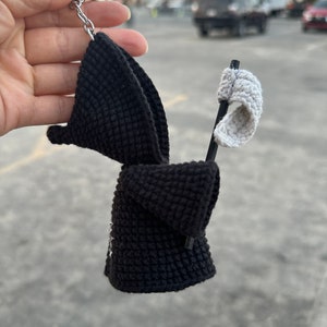 Grim Reaper Keychain/ Crochet Keychain/cute Keychain Handmade - Etsy