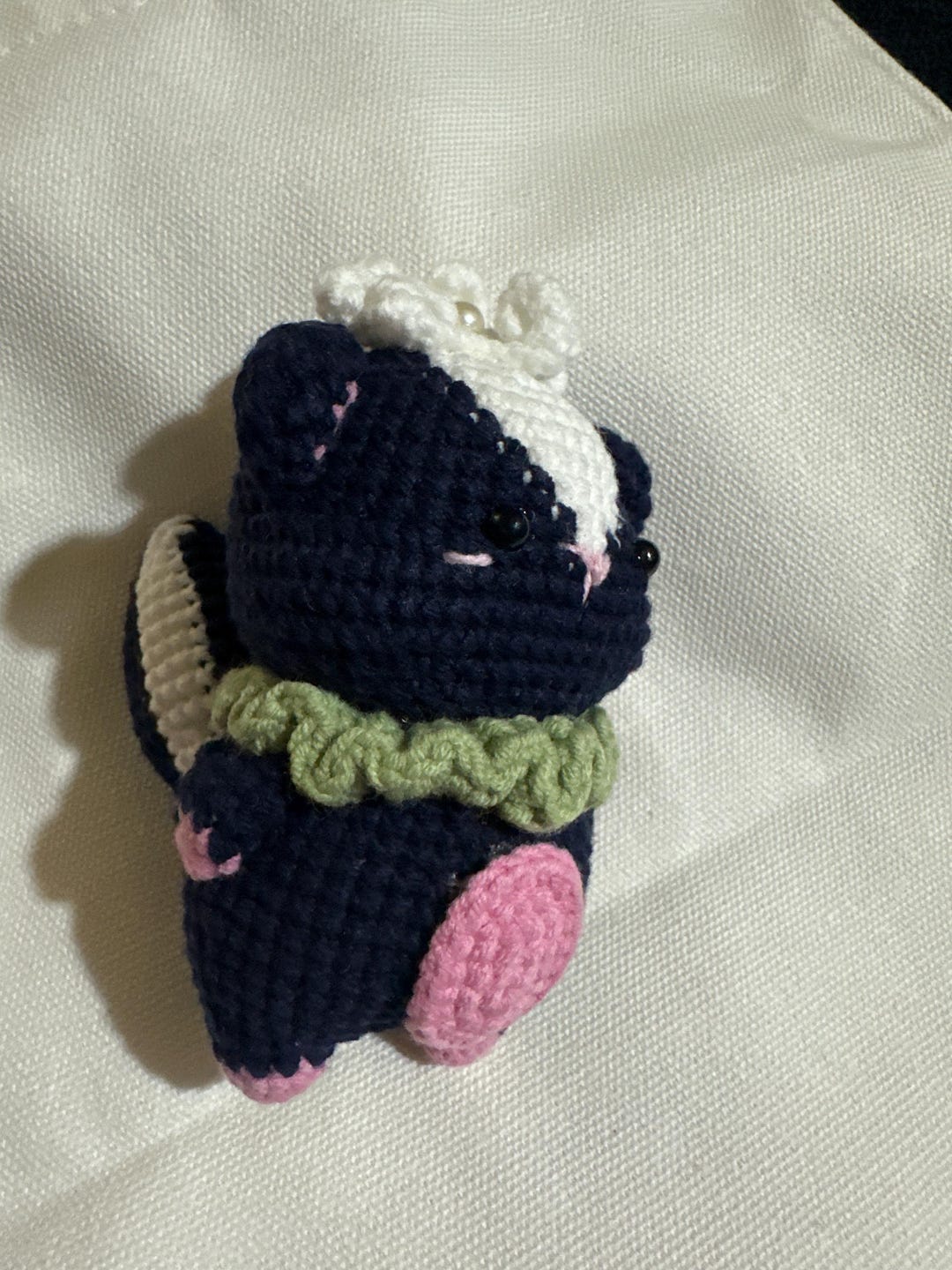 Skunk Keychain/ Crochet Keychain/cute Amigurumi Keychain Handmade - Etsy