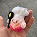 Chef Kirby Keychain/ Crochet Keychain/cute Amigurumi Keychain Handmade ...