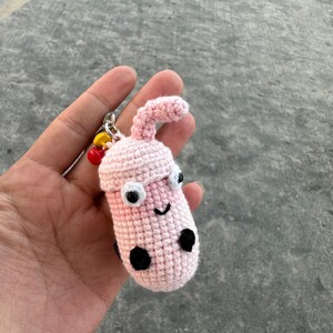 Taro Boba Tea Keychain/ Crochet Keychain/cute Amigurumi Keychain ...