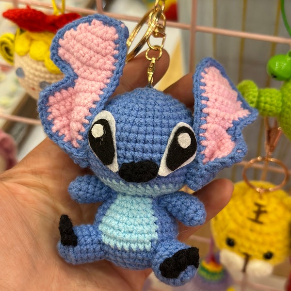 Stitch Pink Lanyard - Etsy