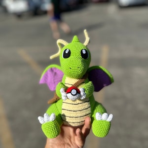 Shiny Dragonite Keychain/ Crochet Keychain/cute Keychain Handmade - Etsy