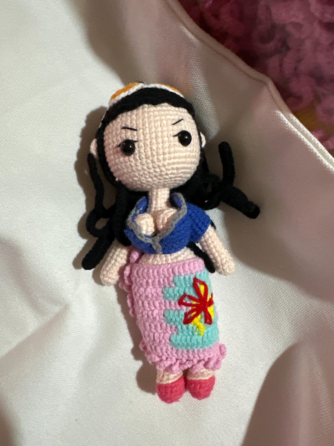 One Piece Robin Keychain/ Crochet Keychain/cute Amigurumi Keychain ...