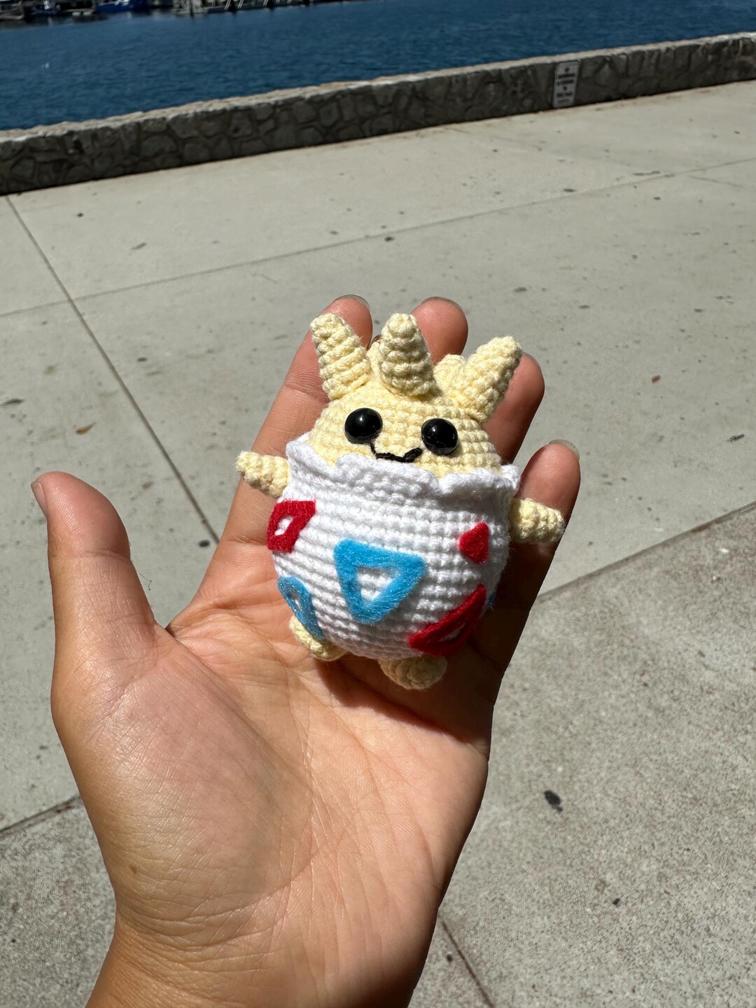 Pokémon Togepi Keychain/ Crochet Keychain/cute Keychain Handmade - Etsy