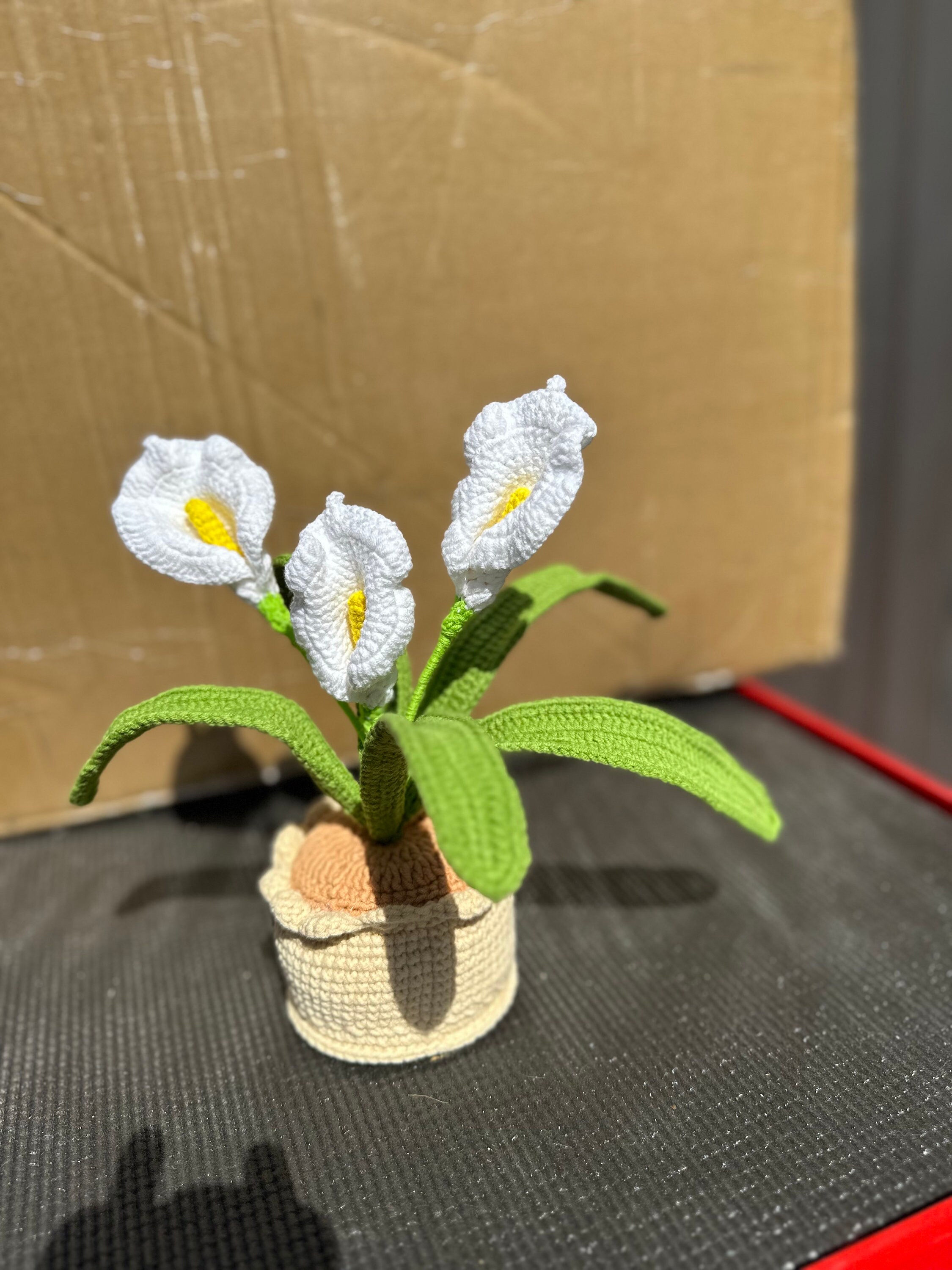 Crochet Flower Plant/calla Lily Plant for Decoration - Etsy