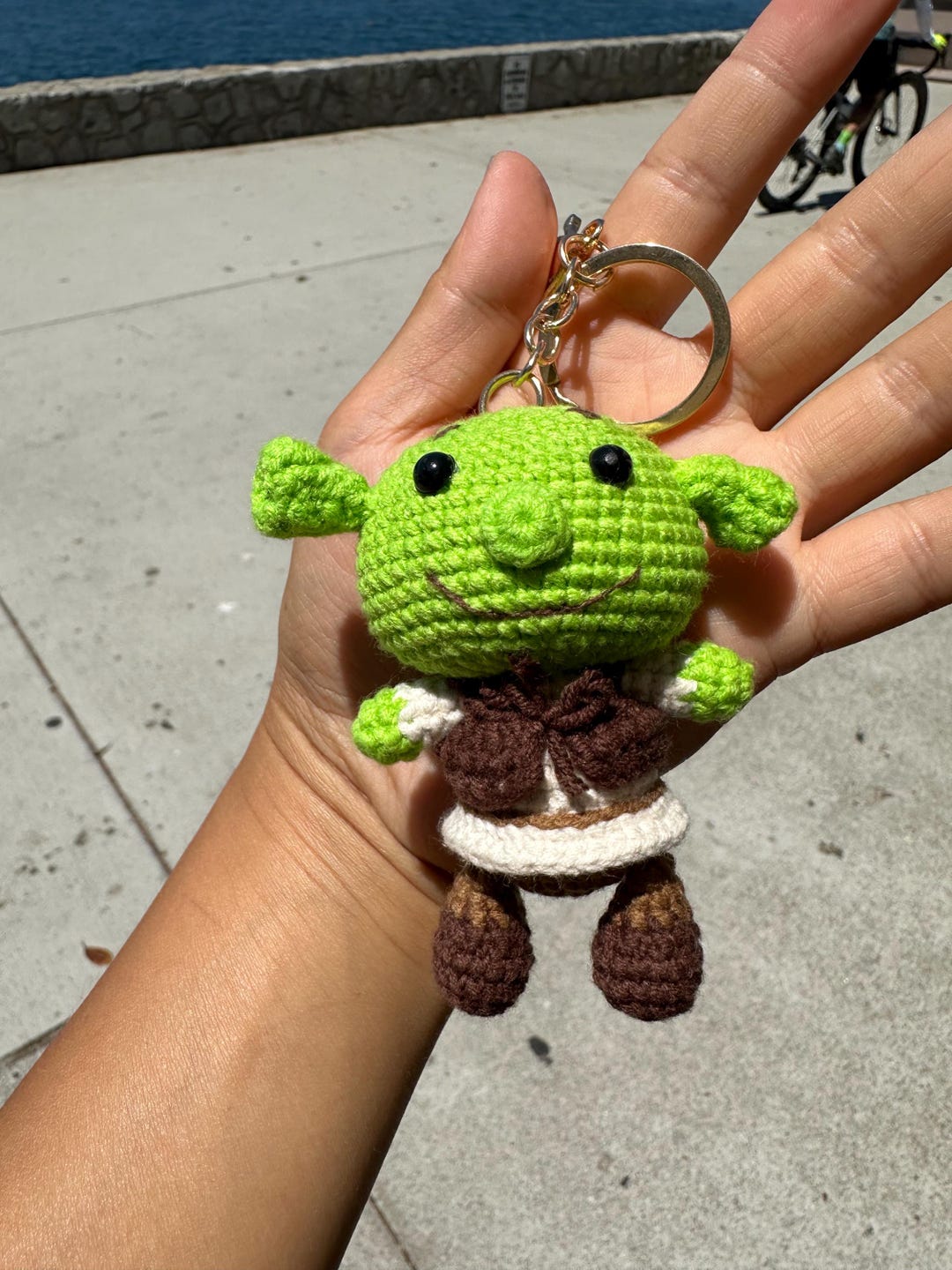 Shrek Keychain/ Crochet Keychain/cute Amigurumi Keychain Handmade - Etsy
