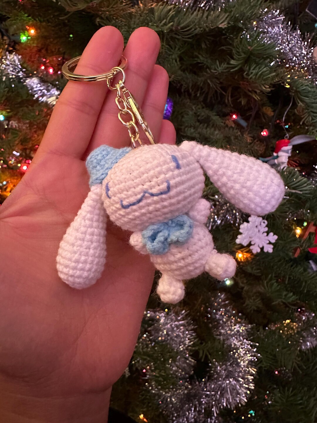 Cinnamon Roll Keychain/ Crochet Keychain/cute Amigurumi Keychain ...