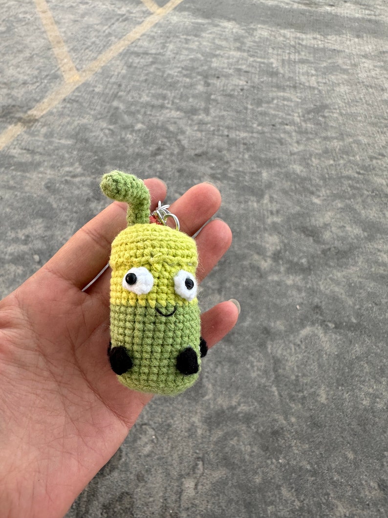 Taro Boba Tea Keychain/ Crochet Keychain/cute Amigurumi Keychain ...