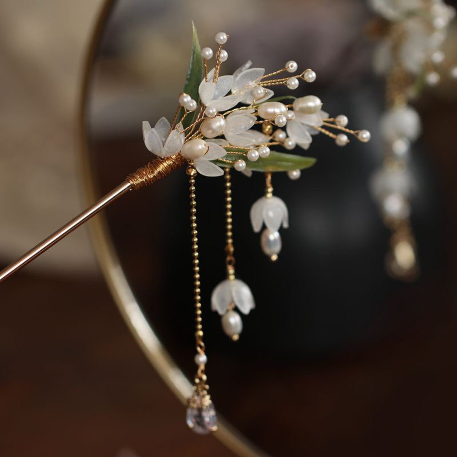 Hanfu Hairpins/ Valley Flower Hanfu Hair /chinese Hair Stick / - Etsy