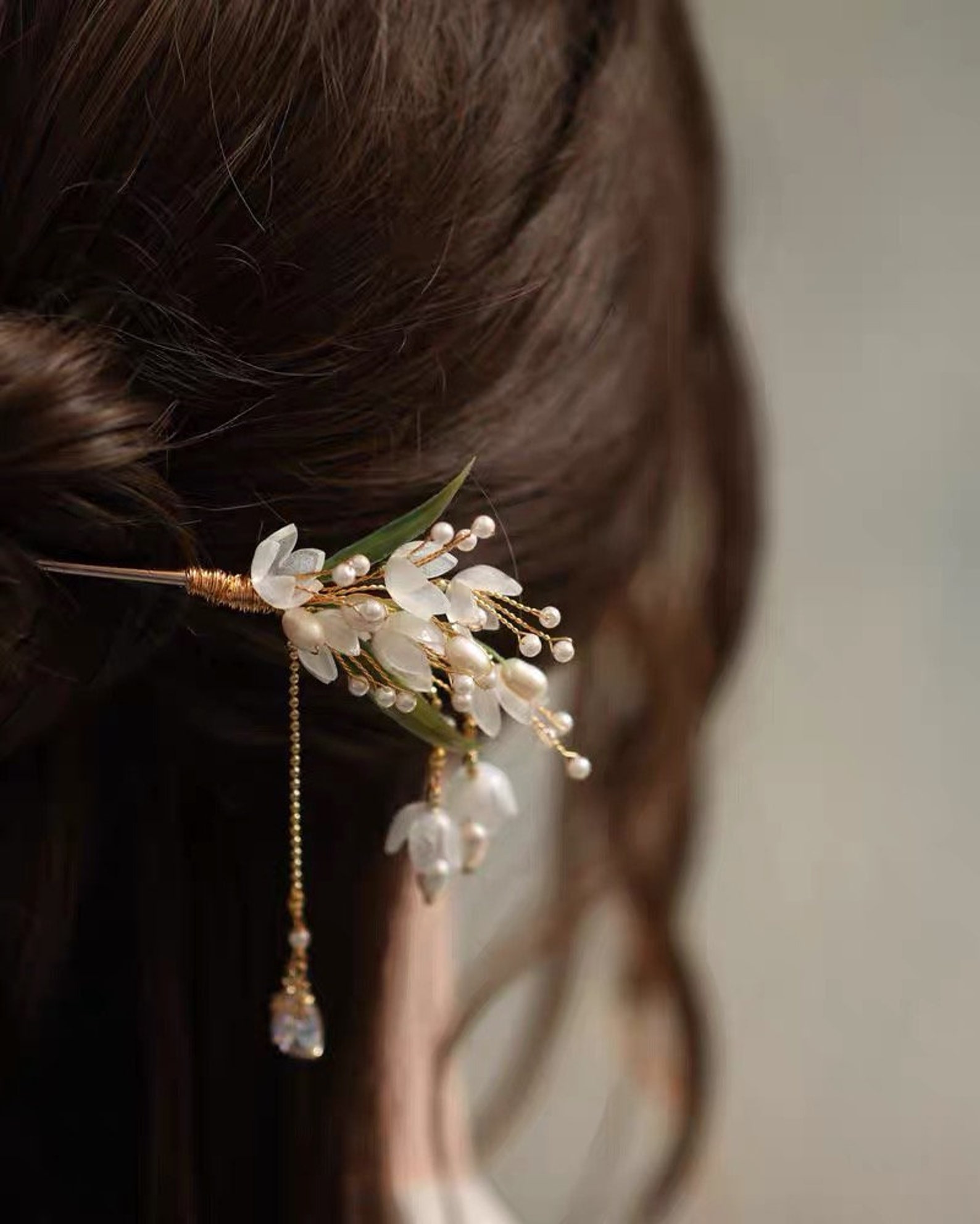 Hanfu Hairpins/ Valley Flower Hanfu Hair /chinese Hair Stick / - Etsy