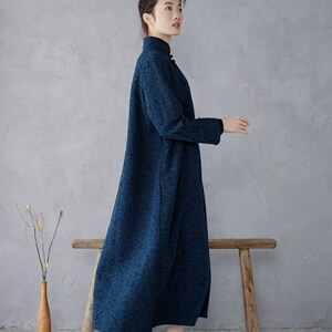 Cheongsam Dress Hanfu Style Blue Qipao Chinese Style Dress - Etsy