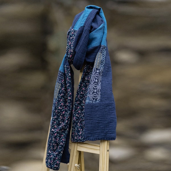 Patchwork Scarf - Etsy