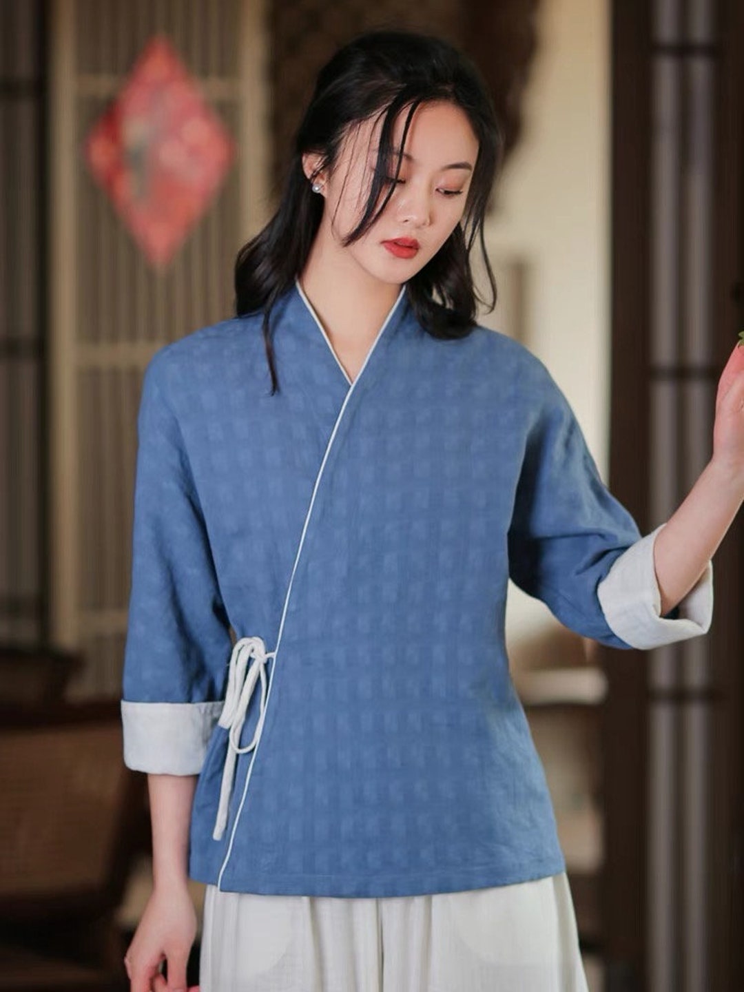 Modern Chinese Tang Top Cheongsam Summer Top Chinese Shirt - Etsy