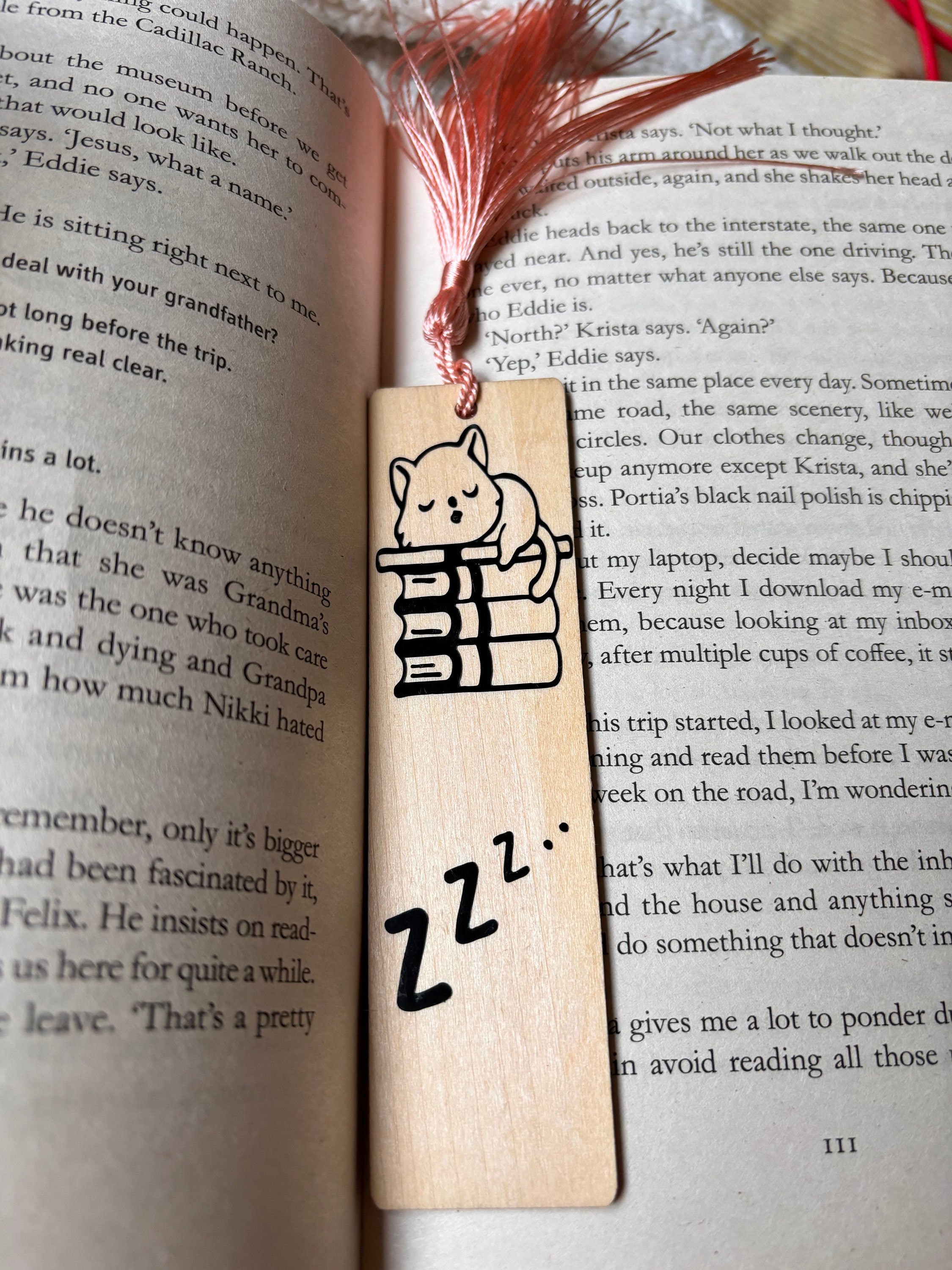 Cat Themed Bookmarks Handmade Gift 3 Pack - Etsy
