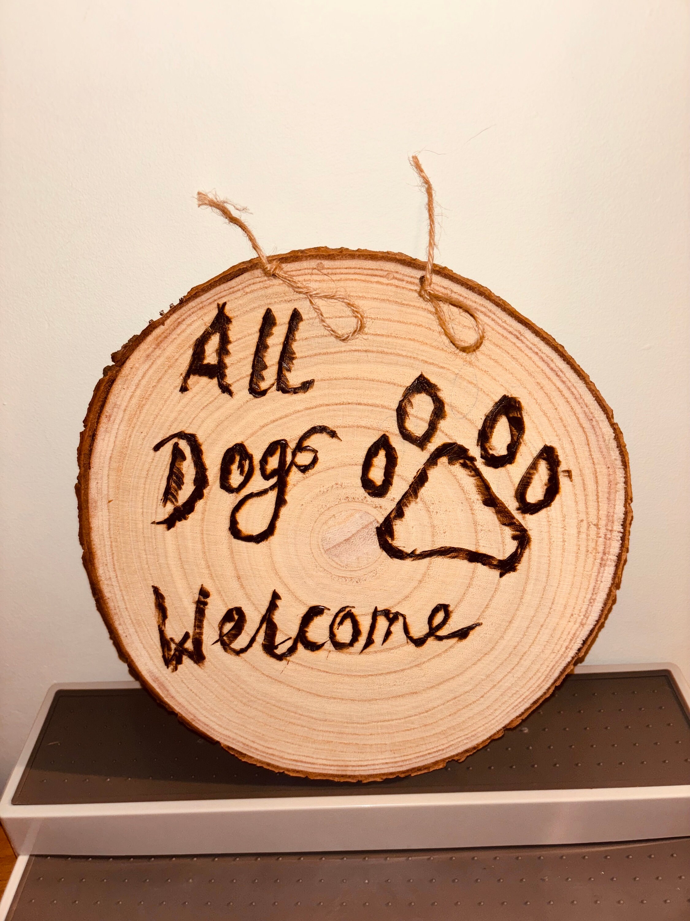 All Dogs Welcome Wood Home Sign Decoration/hanging Wall Sign - Etsy