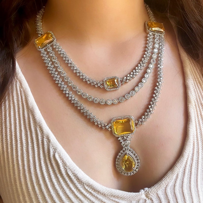 Yellow Jewelry - Etsy