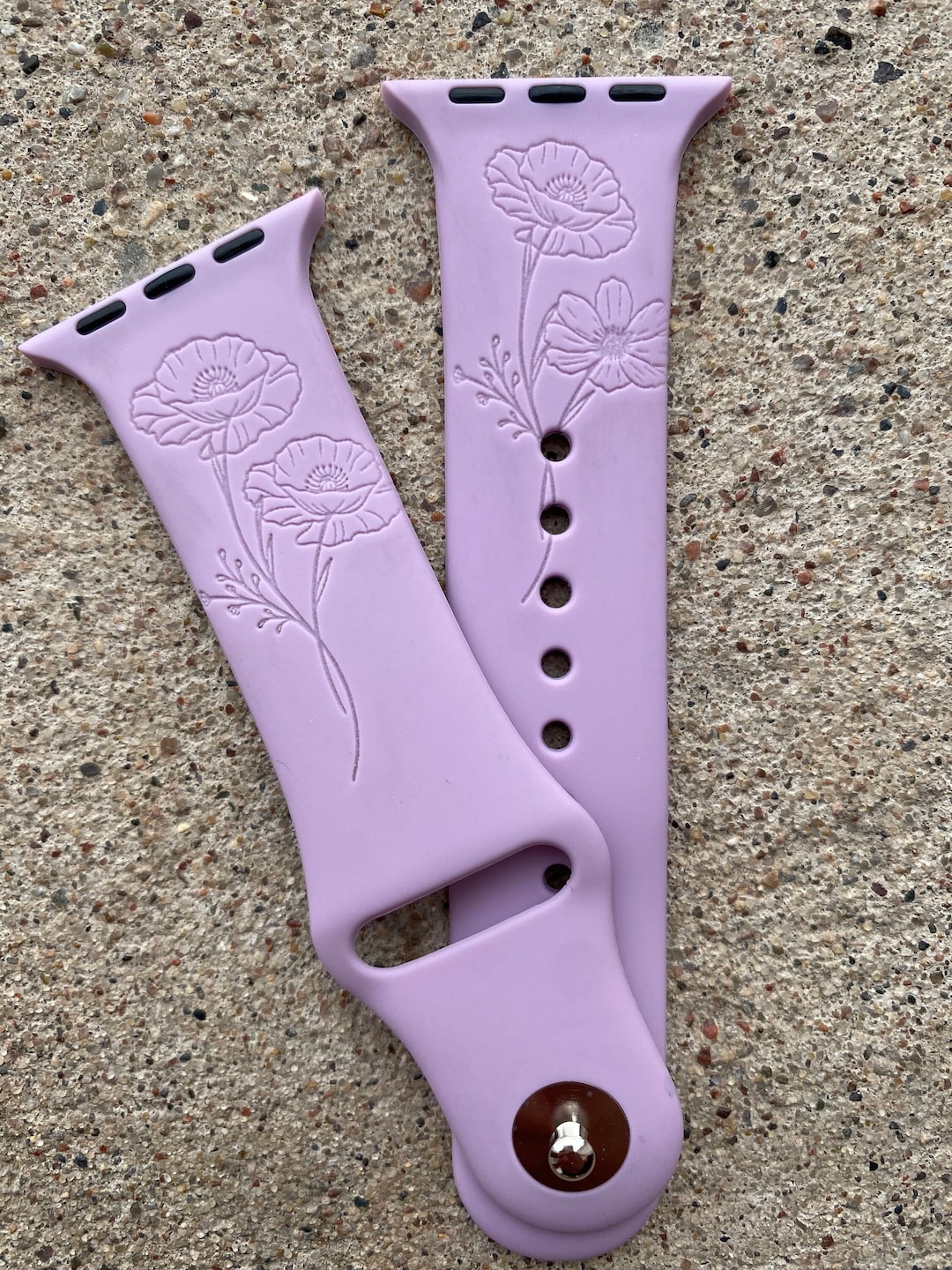 Birth Month Flowers Watch Band for Apple - Etsy