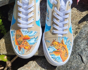 Custom Converse Trainers With Black Butterfly, Insect Hand Painted ...