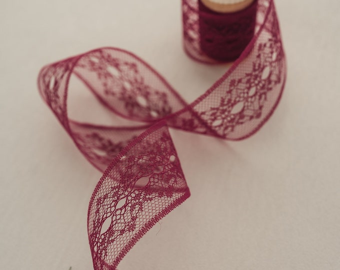 Natural Linen Ribbon, 1.5" by the Yard Neutral Cotton Ribbon, Hand Dyed ...