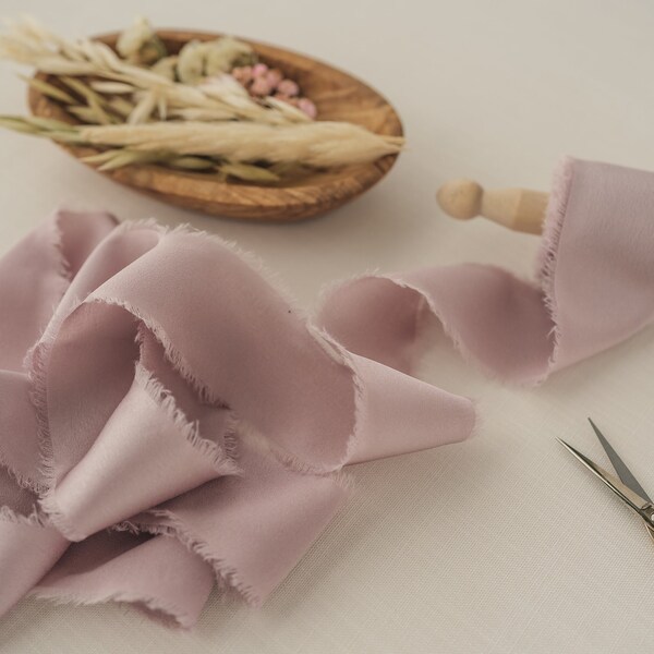 Mauve Ribbon for Wedding Invitations - Etsy