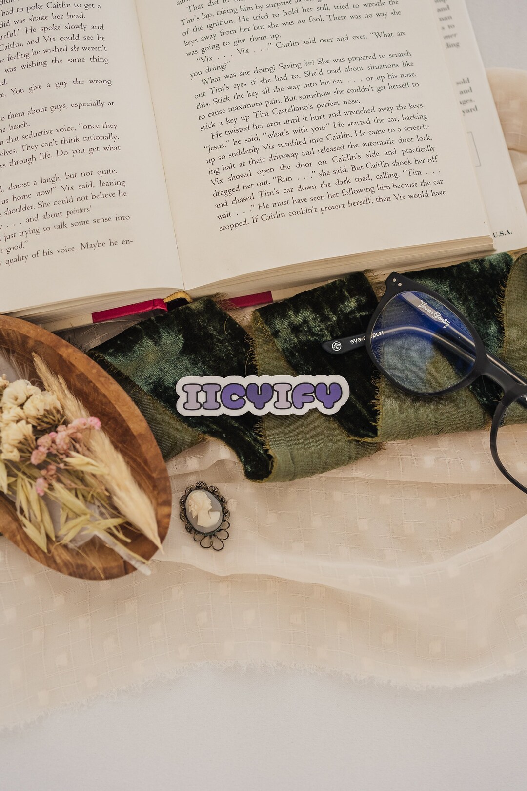 Spicy Romance Acronym Sticker, Vinyl Die-cut for Adult Book Lovers ...