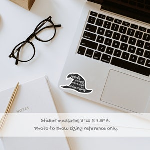 Spooky Season Witchy Sticker, Vinyl Die-cut Halloween Stickers ...