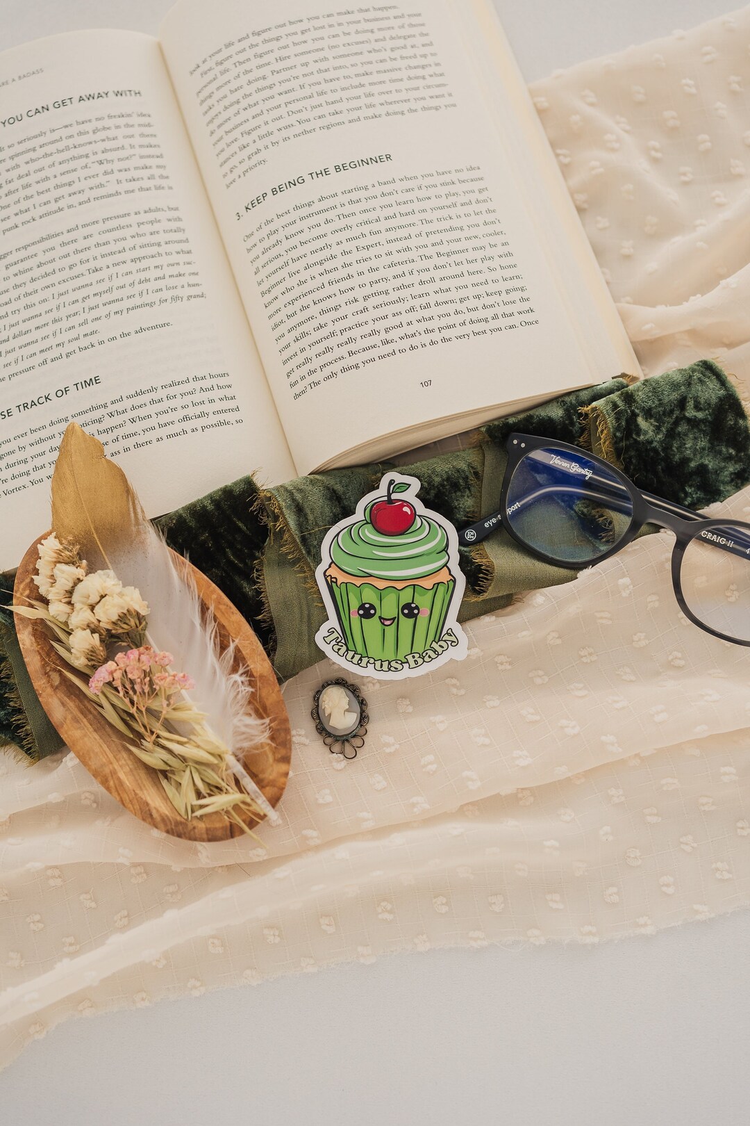 Taurus Zodiac Cupcake Stickers, Cute Cake Stickers, Waterproof Vinyl ...