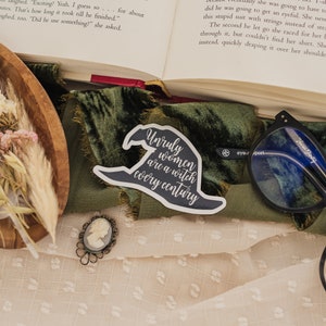 Spooky Season Witchy Sticker, Vinyl Die-cut Halloween Stickers ...