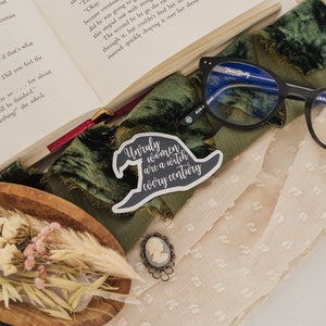 Spooky Season Witchy Sticker, Vinyl Die-cut Halloween Stickers ...