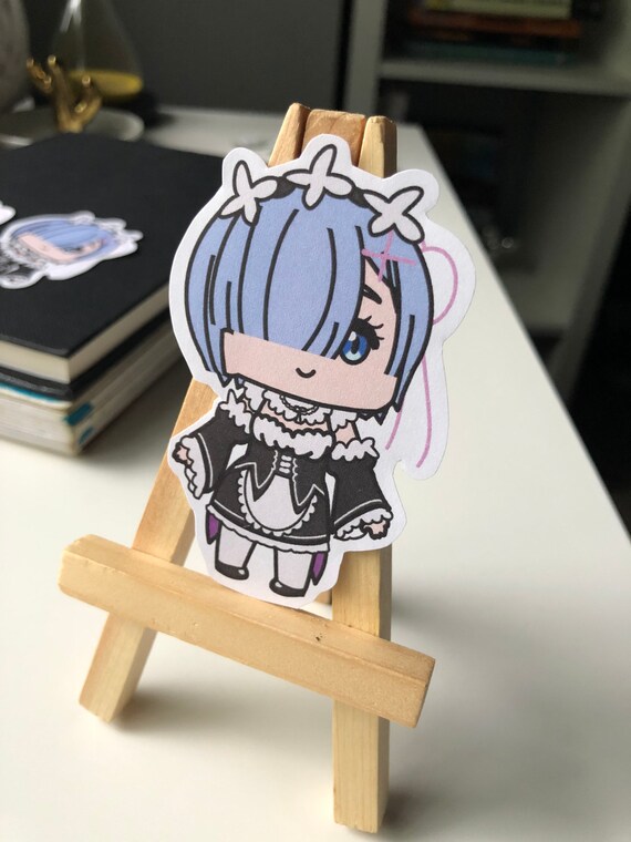 Rem Chibi Sticker v2 Re:Zero | Etsy