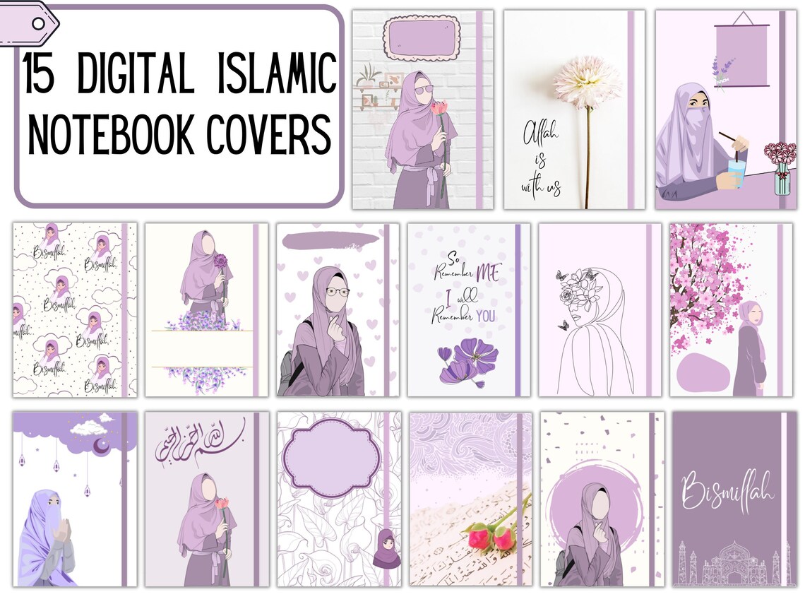 15 Islamic Digital Notebook Cover | Islamic Goodnotes Cover | Digital ...