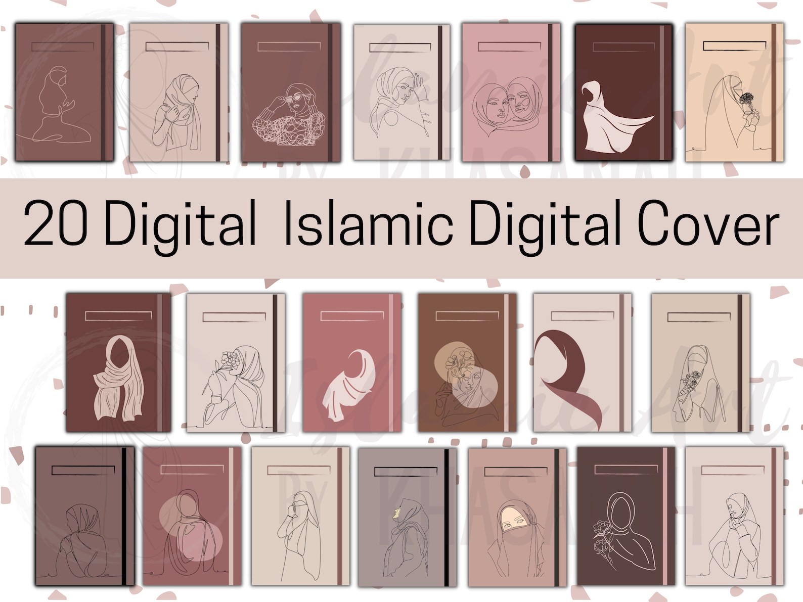 20 Islamic Digital Notebook Cover | Islamic Goodnotes Cover | Digital ...