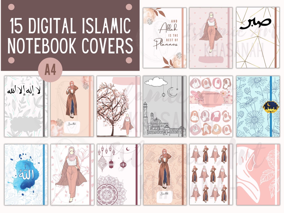 15 Islamic Digital Notebook Cover | Islamic Goodnotes Cover | Digital ...
